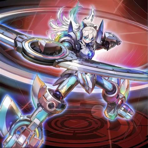 Raye Wearing Mathmech Circular Armor Ryugioh