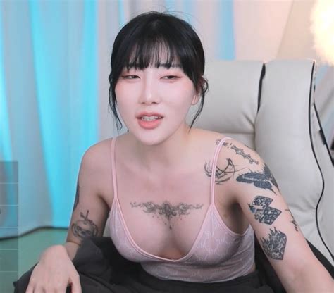 트위치는 이거 입어도 되냐는 문신여캠