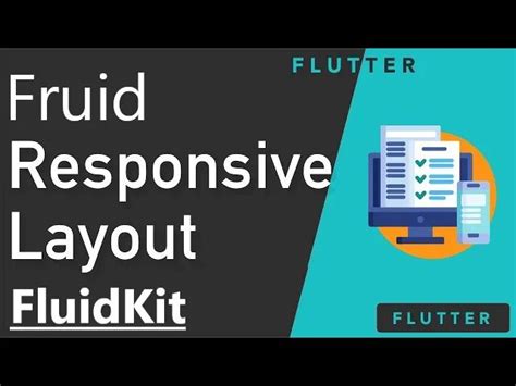Responsive Helper For Fluid Layout In Flutter Apps Fluid Layout