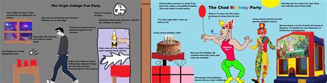 The Virgin Frat Party Vs The Chad Birthday Rvirginvschad