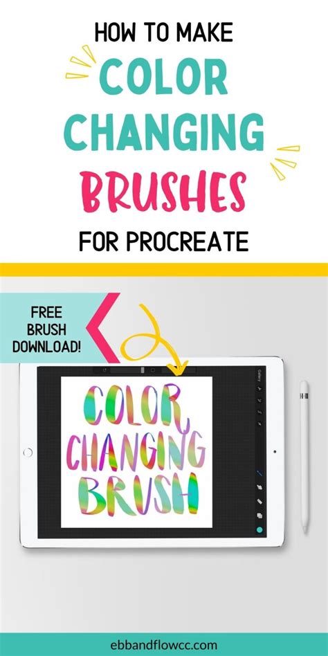 How To A Create Color Dynamics Brush For Procreate EbbandFlowCC