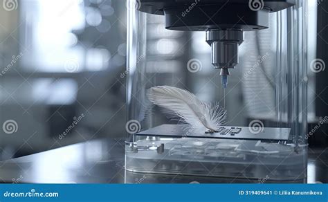 An Industrial Robot Arm Holding A Microchip Against A Background Of