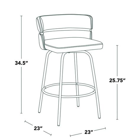 Wade Logan® Breeley Swivel 25 75 Counter Stool Set Of 2 And Reviews Wayfair