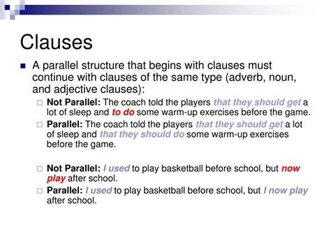 Ppt Parallel Structure Powerpoint Presentation Free Download Id