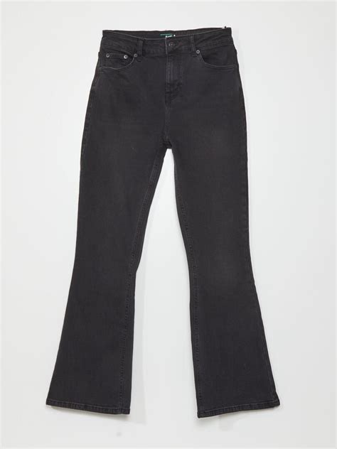 Jean Flarebootcut à 5 Poches L28 Noir Kiabi 2000€