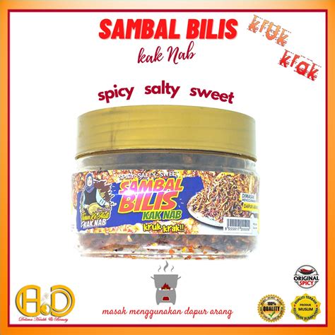Sambal Bilis Viral Ranggup Kruk Krak Kak Nab Masak Guna Dapur Arang Limited Edition Shopee
