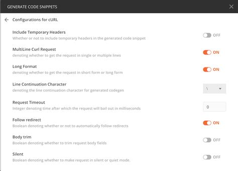 Option To Disable Temporary Headers In Code Generator Issue Postmanlabs Postman App