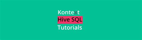 Hive SQL Aggregate Functions Overview With Examples