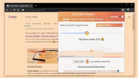 Screen Shader Webcurate