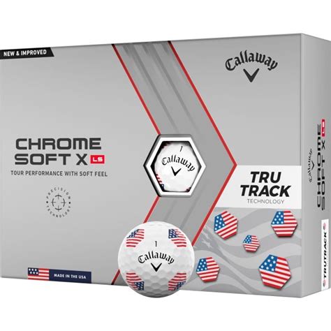 Callaway Chrome Soft X Ls Usa Trutrack Golf Balls Carls Golfland