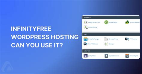 Infinityfree Wordpress Hosting Can You Really Use It