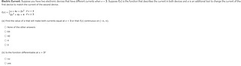 Solved Electric Current Suppose You Have Two Electronic Chegg Com