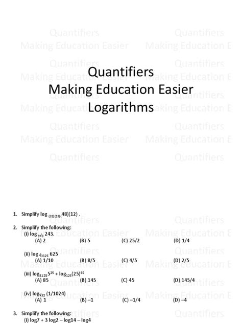 Logarithms Pdf Pdf Special Functions Mathematical Notation