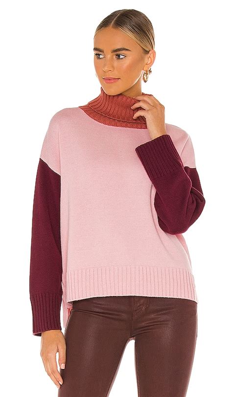 Michael Stars Daria Turtleneck Sweater In Ballet Combo Revolve