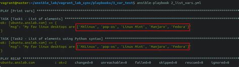 Ansible Variables OSTechNix