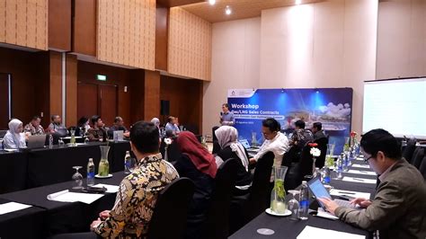 badak lng holds lng sale purchase contract understanding workshop