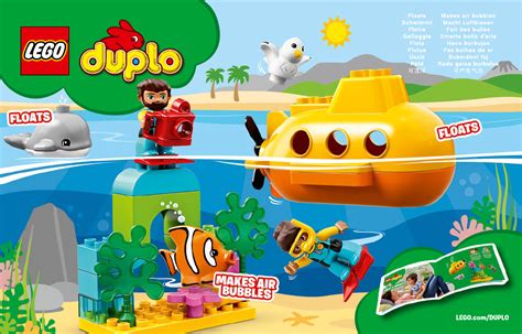 Handleiding Lego Set 10910 Duplo Avontuur Met Onderzeeër