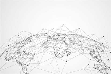 Conexión De Red Global Vector Premium Linkedin Background Image Linkedin Background