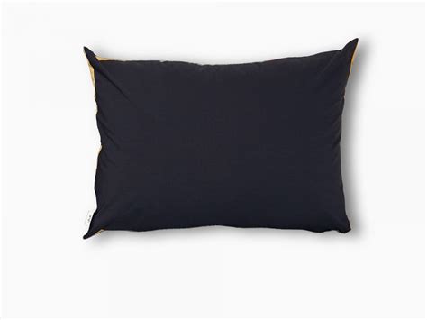 클래식 스트라이프 베개 커버 엘로우