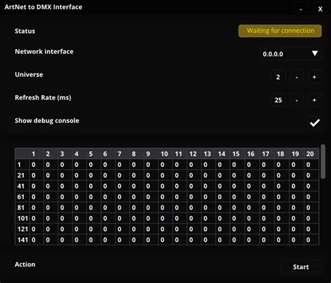 Github Locardiumartnet To Dmx Interface Converts Art Net Signals To Dmx And Sends Them