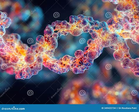 Exploring The Intricate Structure Of Dna A Microscopic Journey Stock