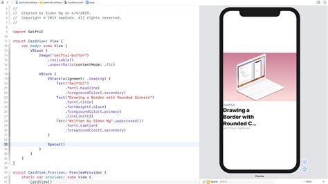 Swiftui Tip How To Create A Card View With Stacks