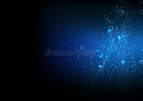 Vector Background Abstract Technology Communication Data Science Stock Illustration