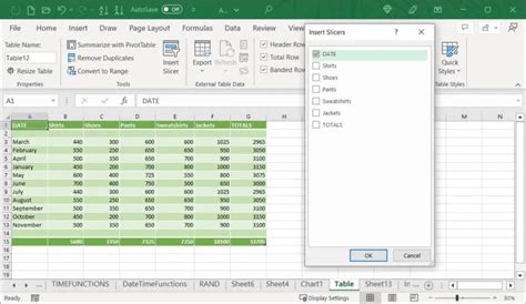 cara menggunakan slicer untuk memfilter tabel di microsoft excel
