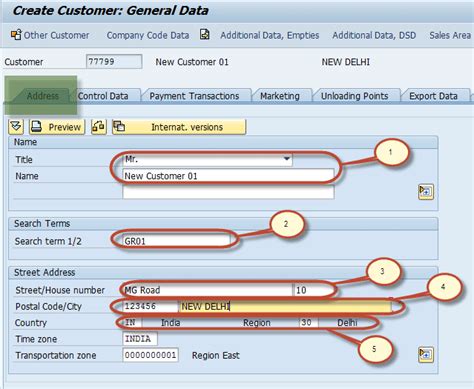 Sap Fico Central How To Create A Customer Master Data