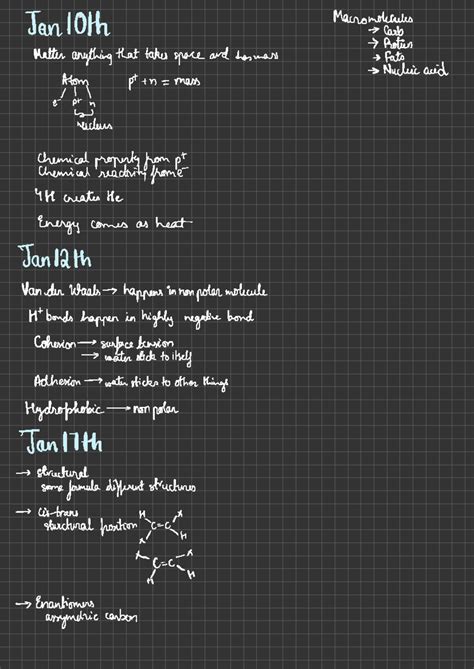 Lecture Sdefwgr Janlott Macromolecules Carb ~ Protien Matter Anything That Take Space And