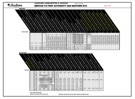 Jackson To Midtown Schedule Pdf