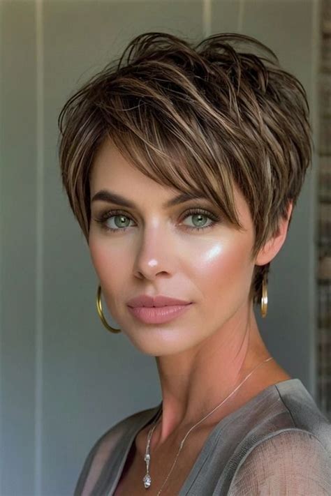 Classic Layered Pixie Cut For A Chic Makeover In 2024 Chic Short Hair