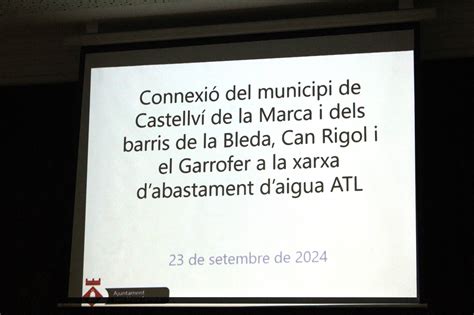Reunió sobre el dipòsit daigua de Can Rigol Sant Martí Sarroca