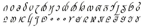 Elven Writing Systems Elven Language