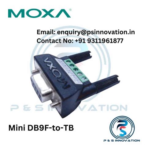 Moxa DB Female To Terminal Block Connector Black At Piece In Noida