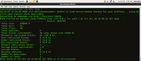 Hdfs Commands Hadoop Shell Commands To Manage Hdfs Edureka