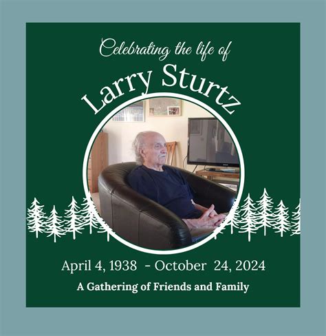 Celebration Of Life For Larry Sturtz