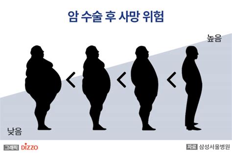 암 수술 후 생존율 뚱뚱한 사람일수록 높다 디지틀조선일보 디조닷컴
