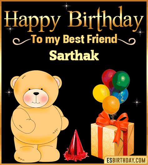Happy Birthday Sarthak  🎂 Images Animated Wishes【28 S】