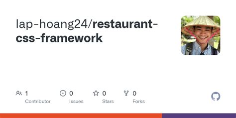 GitHub Lap Hoang24 Restaurant Css Framework