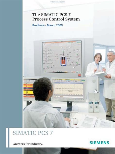 brochure the simatic pcs 7 process control system siemens