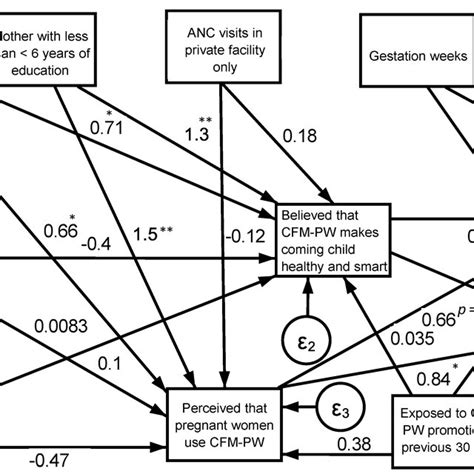 Structural Equation Modeling Sem Analysis For Association Among