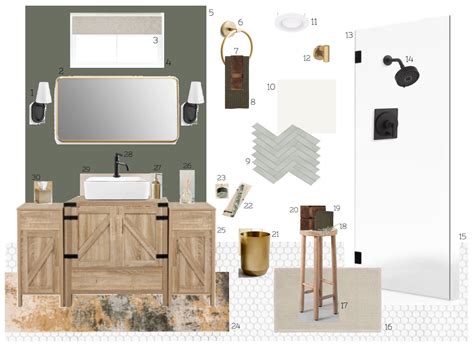 Sample Board Bathroom Final Interior Design Mood Board By Alexawhitehurst Style Sourcebook
