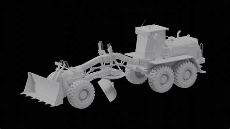 🚜 Motor Grader 3d Model・ Stl File For 3d Printing・cults