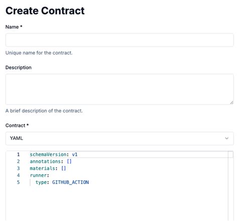 contracts chainloop documentation