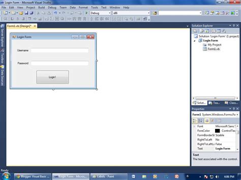 Visual Basic Expert How To Make A Login Form