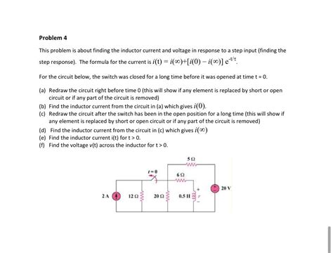 Solved Problem This Problem Is About Finding The Inductor Chegg