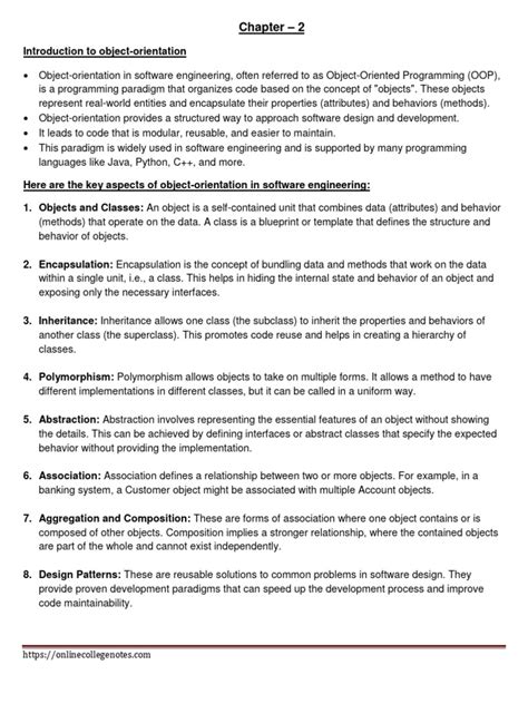 Introduction To Object Orientation Pdf Object Oriented Programming Inheritance Object