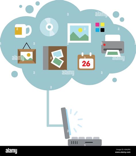 Computer Cloud Storage Stock Vector Image And Art Alamy