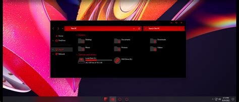 Pure Black Red V2 Theme For Windows 11 Enable Windows Theme Customization